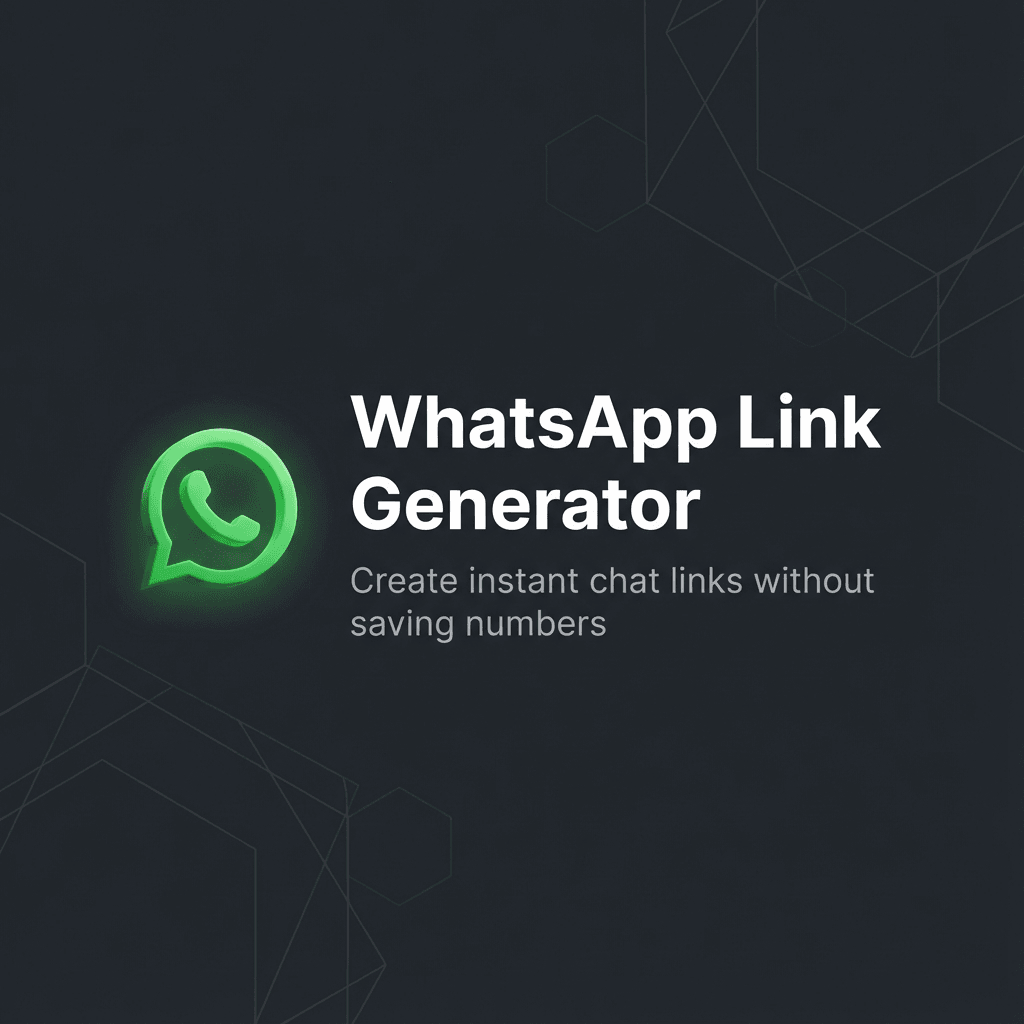 WhatsApp Link Generator | BY Wira